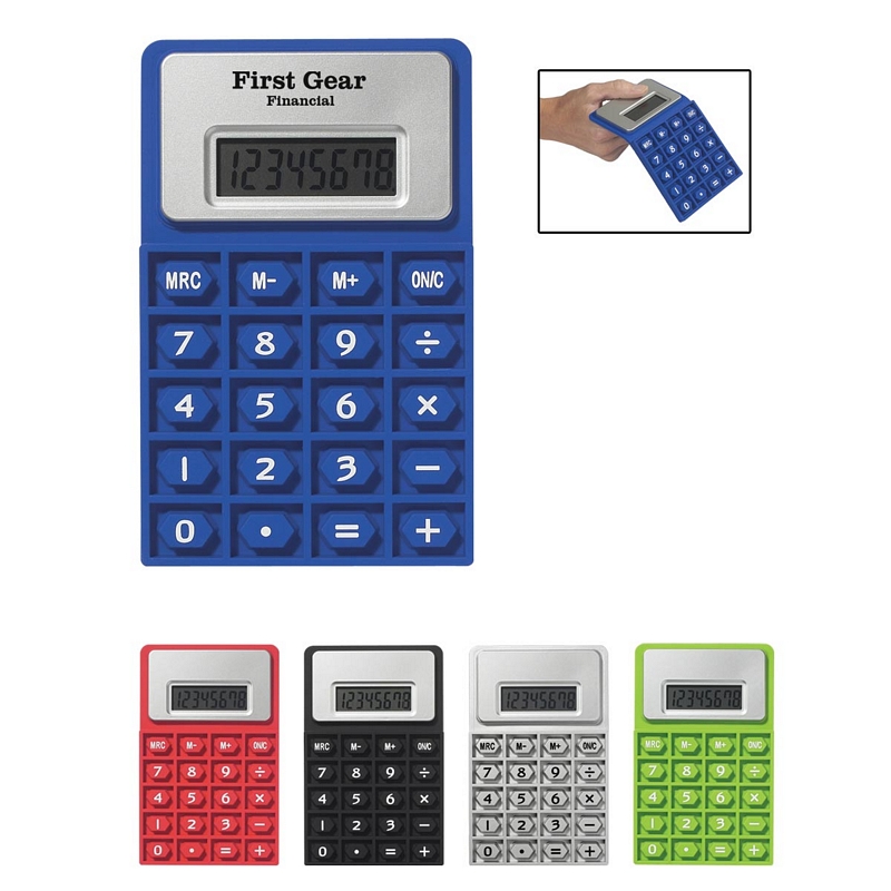 Customized Flexi Imprinted Calculator | Promotional Calculators ...