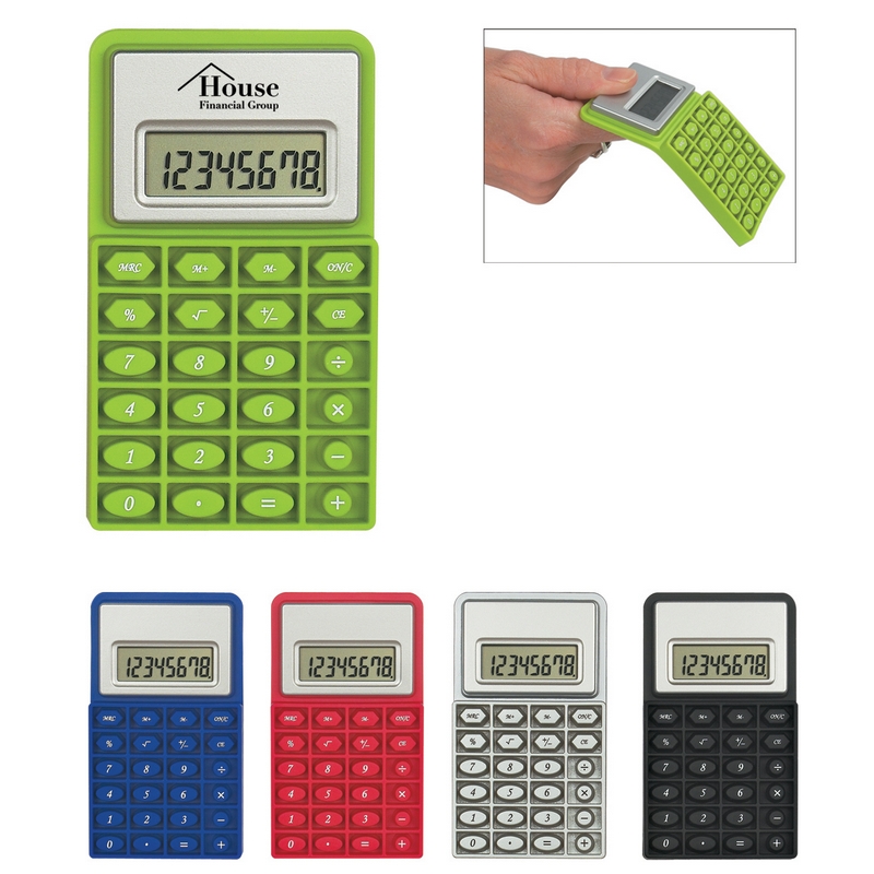 Customized Mini Flexible Calculator | Promotional Calculators ...